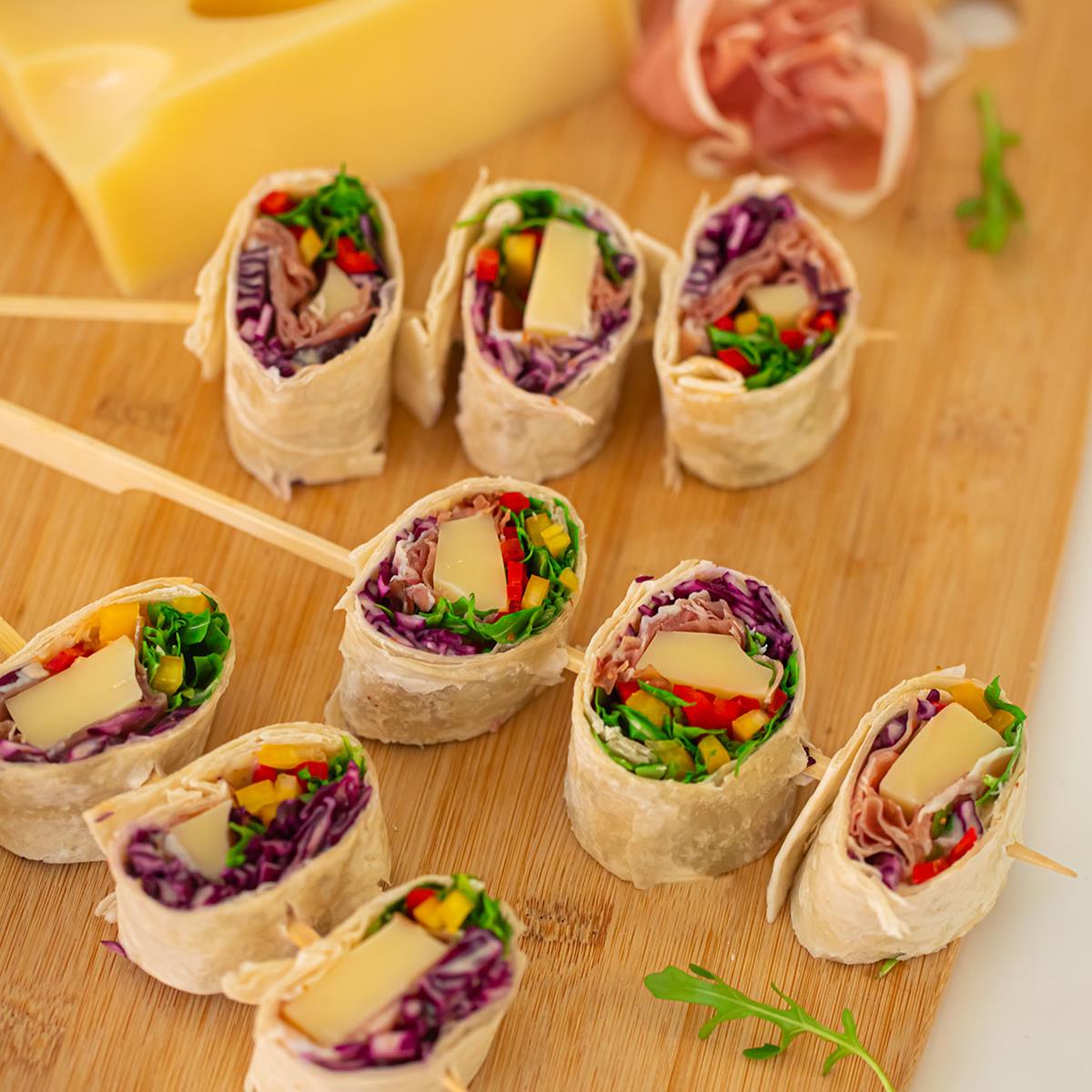 Petit wrap à l’Emmental de Savoie